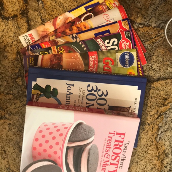 Kitchen | 8 Small Cookbooks Two Are Hardcover | Poshmark